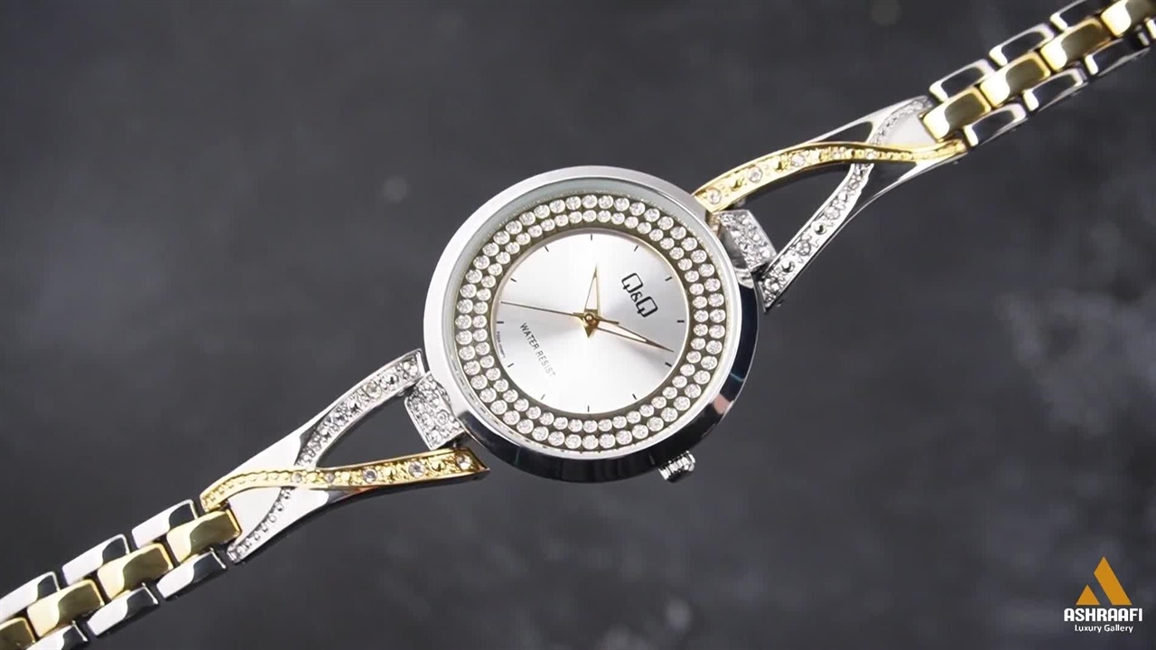 ساعت زنانه کیو اند کیو Q&Q F03A-006PY - نماشا